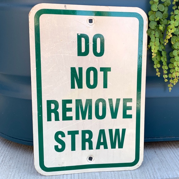 Vintage | Accents | Vintage North Carolina Pine Straw Metal Sign | Poshmark
